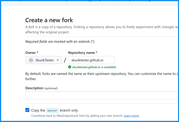 SkunkHTML - Setup guide